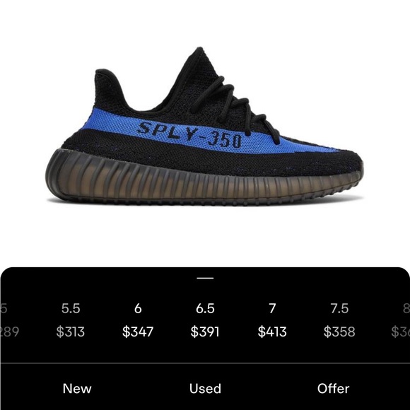 adidas | Shoes | Yeezy Boost 35 V2 Dazzling Blue Box Included With ...